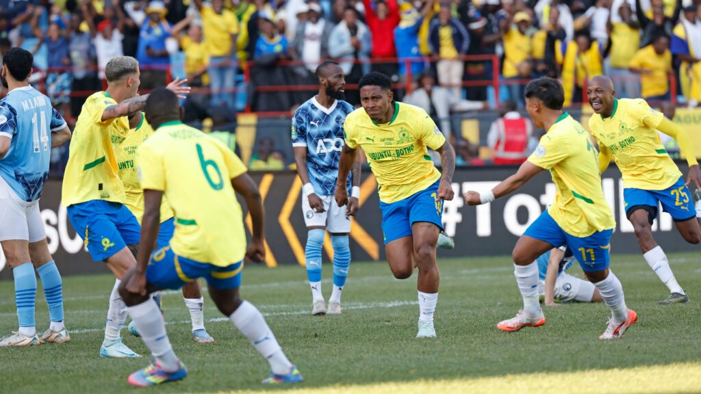 Pyramids Stun Sundowns Late In CAF Champions League Final First Leg ...